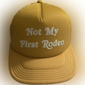 Velvet Rodeo Boutique | Accessories | Not My First Rodeo Trucker Hat ...